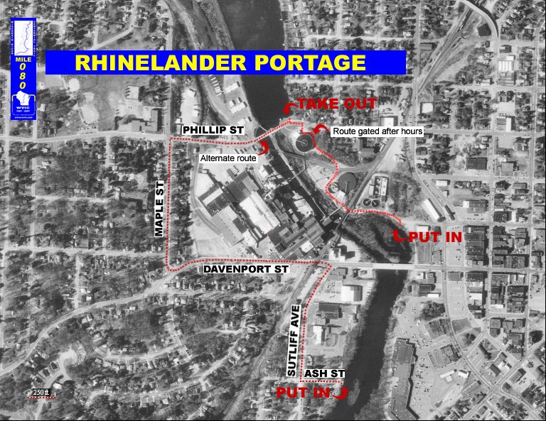 MAP #4 – Rhinelander Dam to Kings Dam